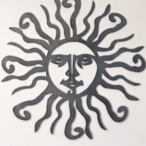 Metal Sun, Sunshine, Sun Decoration, Sun #1 - Etsy
