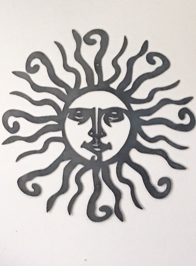 Metal Sun Sunshine Sun Decoration Sun 1 | Etsy