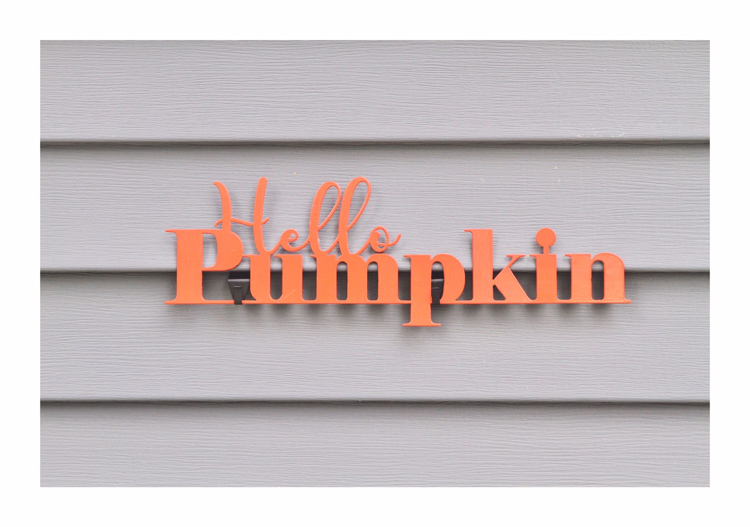 Fall decor hello pumpkin sign pumpkin sign Indoor/outdoor | Etsy