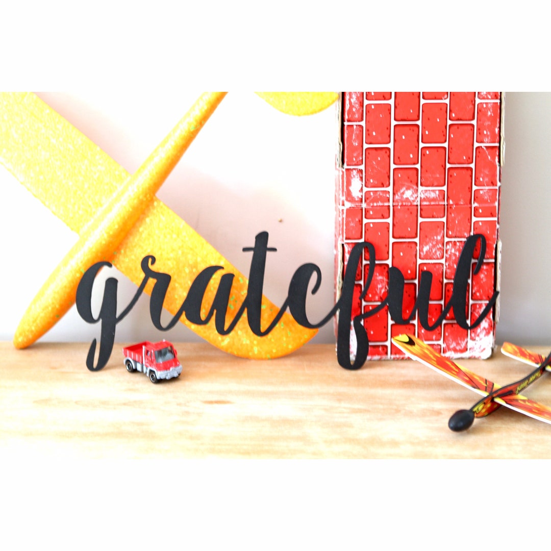 Grateful Sign, Metal Wall Sign, Holiday Decor - Etsy