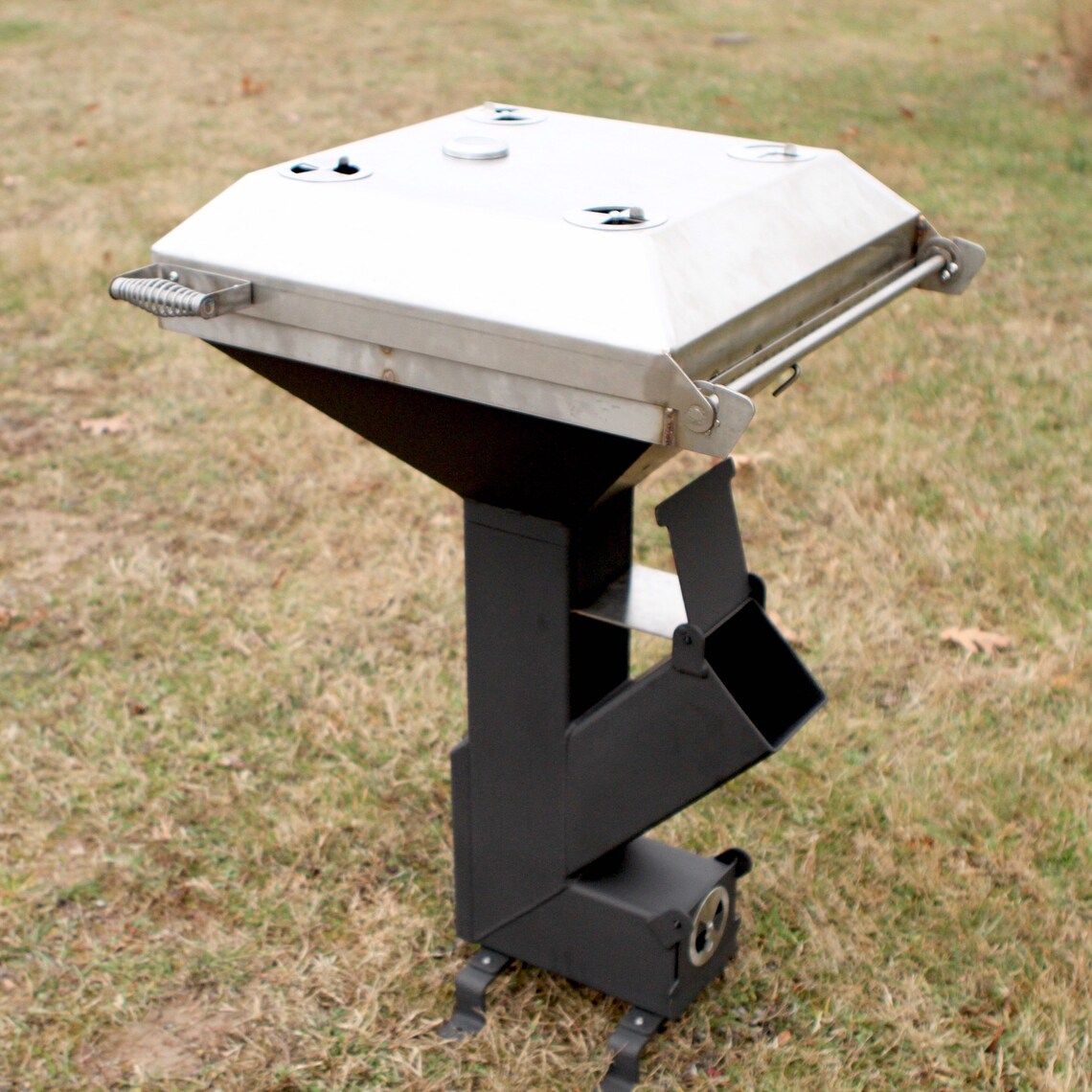 6x6 Rocket Stove Stainless Steel Accessorizedthe GIANT | Etsy