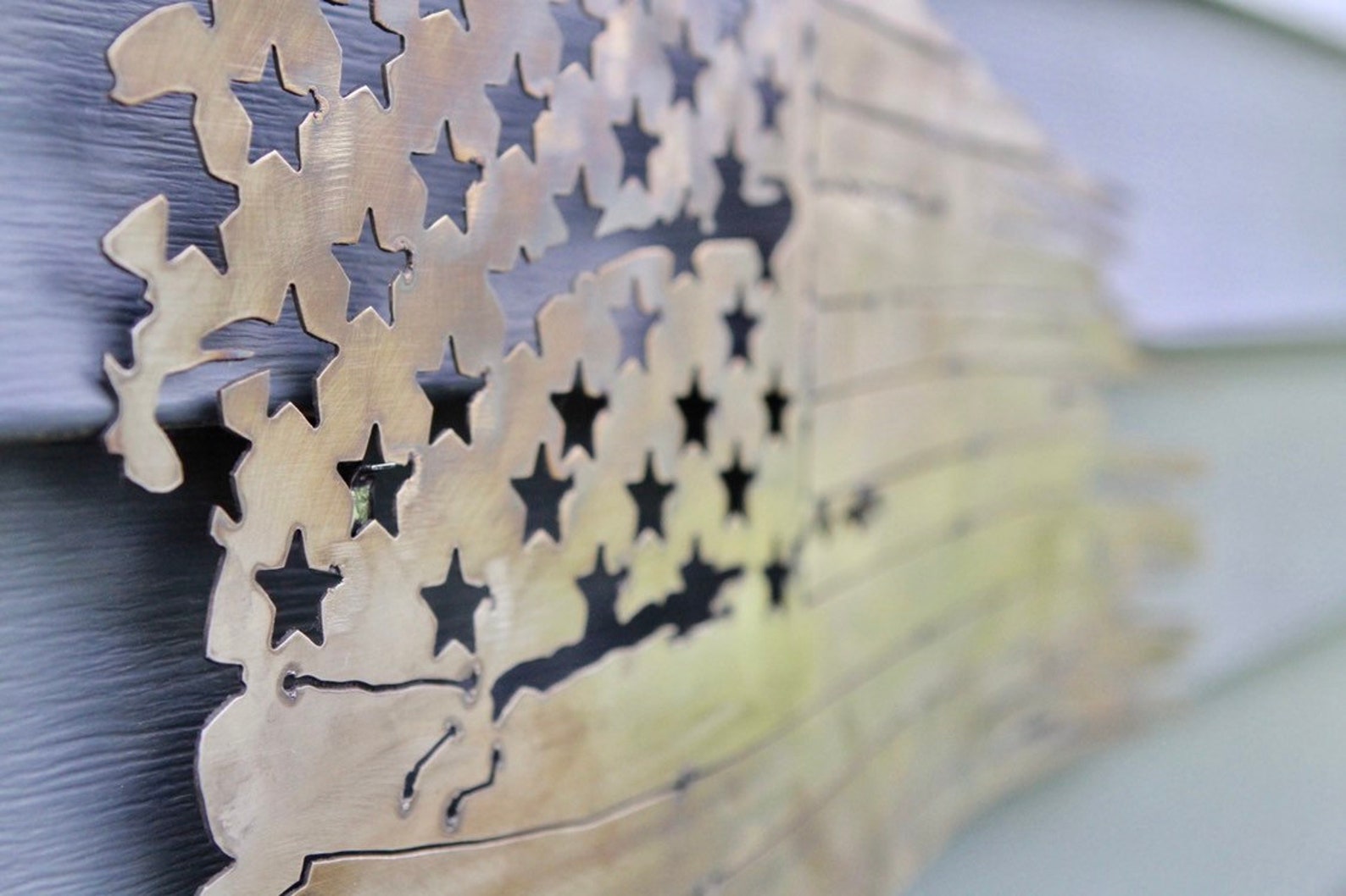 Distressed American Flag - Etsy