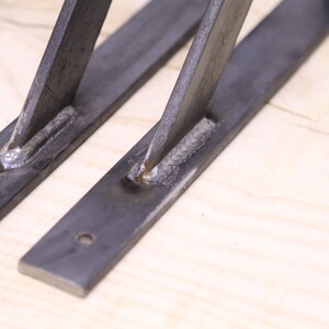 Hand Made Steel Shelf Brackets Heavy Duty - Etsy