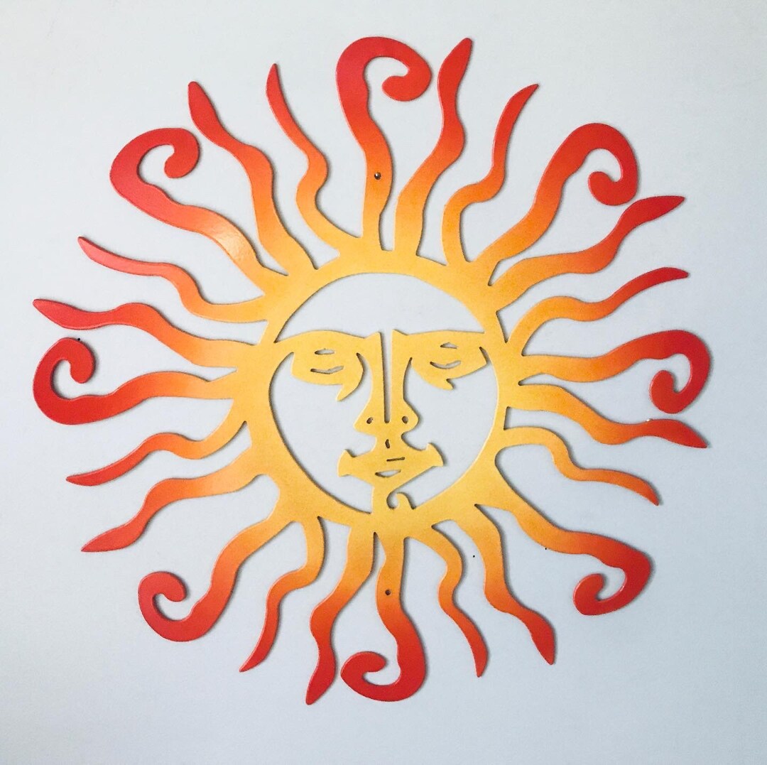 Metal Sun, Sunshine, Sun Decoration, Sun #1 - Etsy