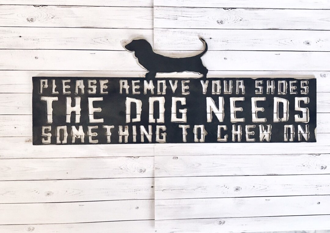 Metal Dog Sign, Metal Word Art Sign, Metal Home Decor - Etsy