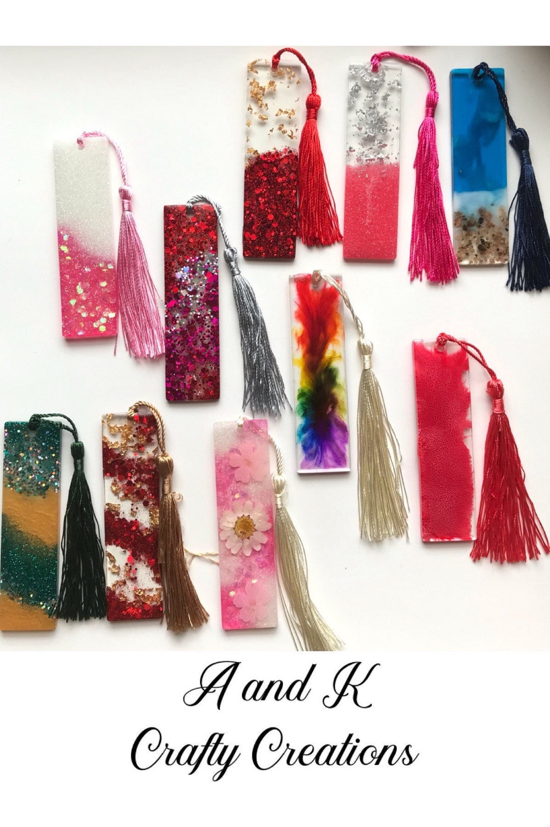 Custom Epoxy Resin Bookmarks - Etsy