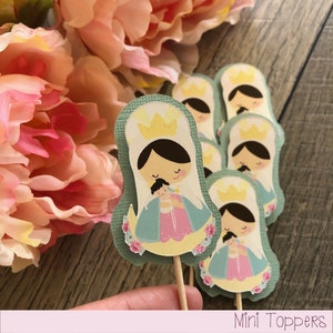 Baptism Cake Topper, Custom Cake Topper, Virgin Mary, Virgencita, First ...