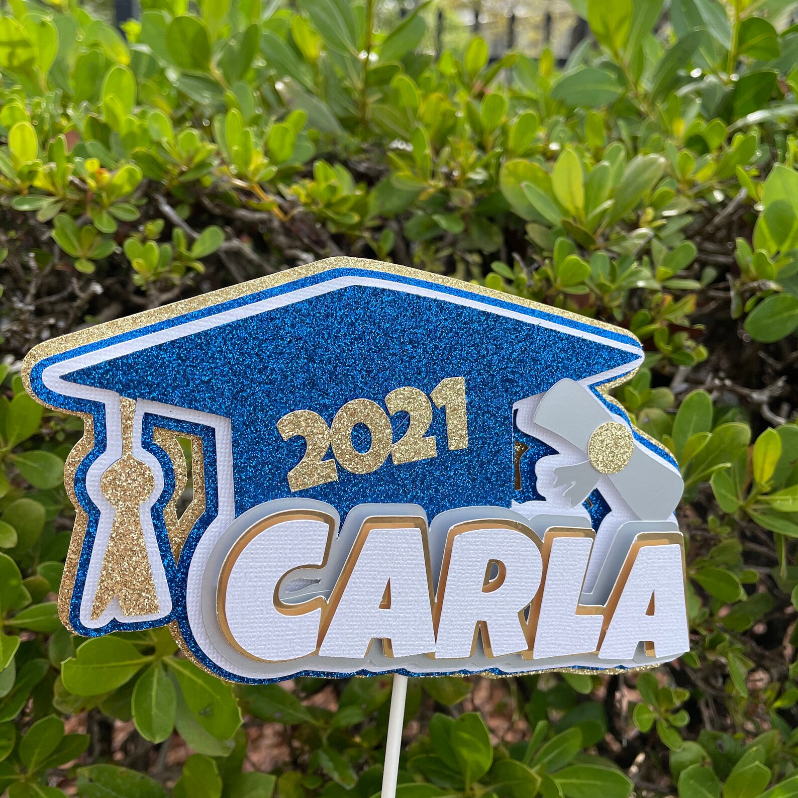 Graduation Cake Topper Personalized Graduation Topper Grad | Etsy