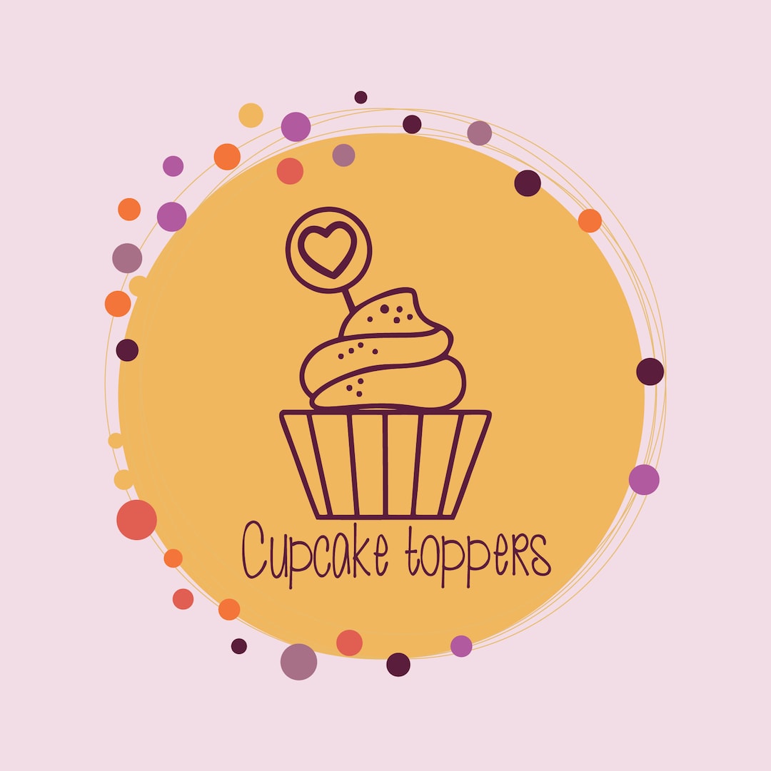Custom Mini Cupcake Toppers, Personalized Party Decorations - Etsy