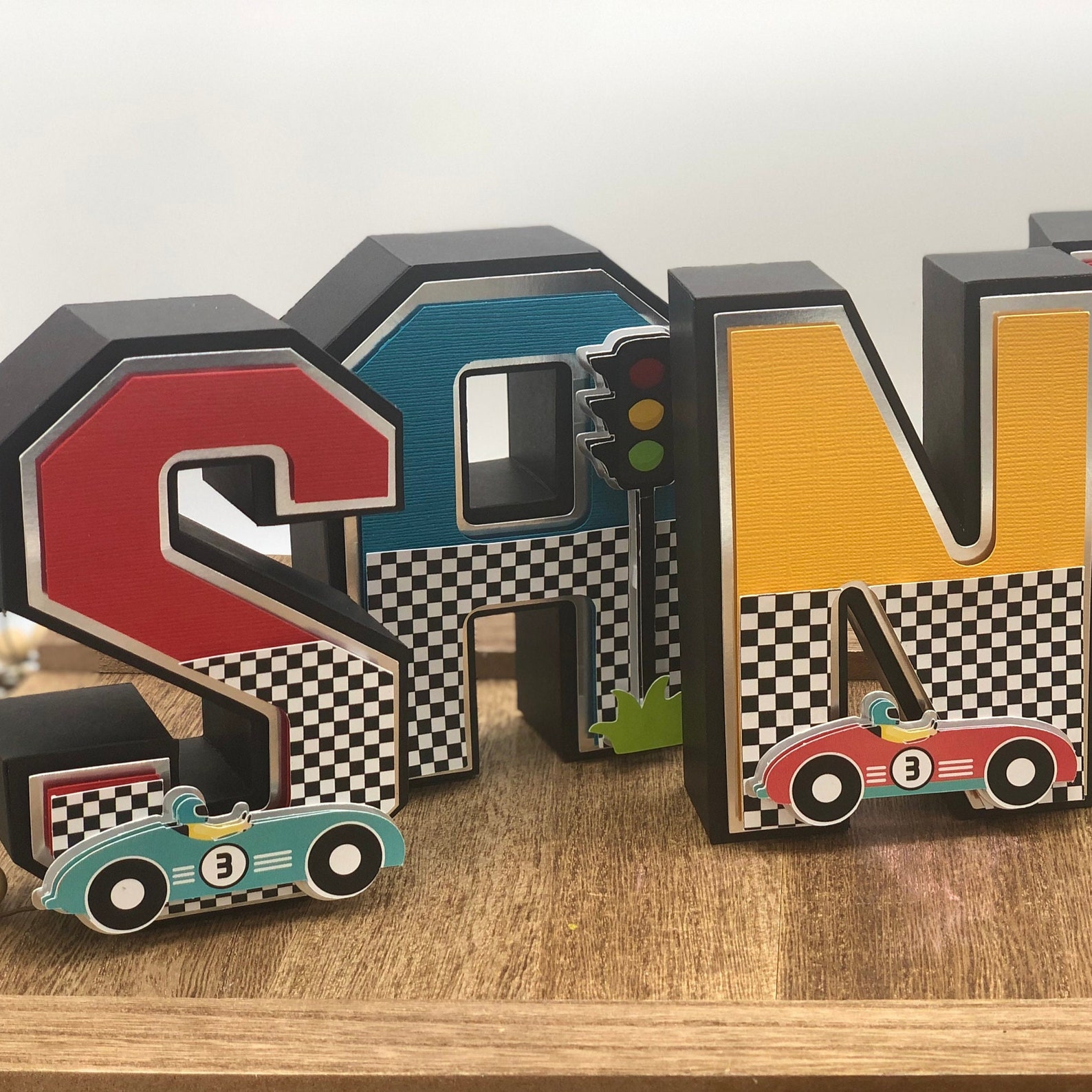 Two-fast 3d Letter 2nd Birthday Party Decoration Two Fast - Etsy