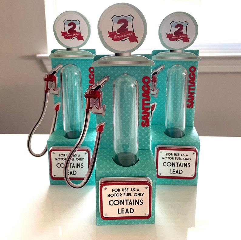 Gas Station Favor Box Treat Box Cars Favor Box Two Fast - Etsy