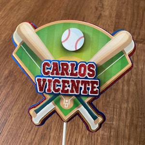 Baseball Cake Topper, Baseball Birthday, Baseball Theme Party, Sport ...