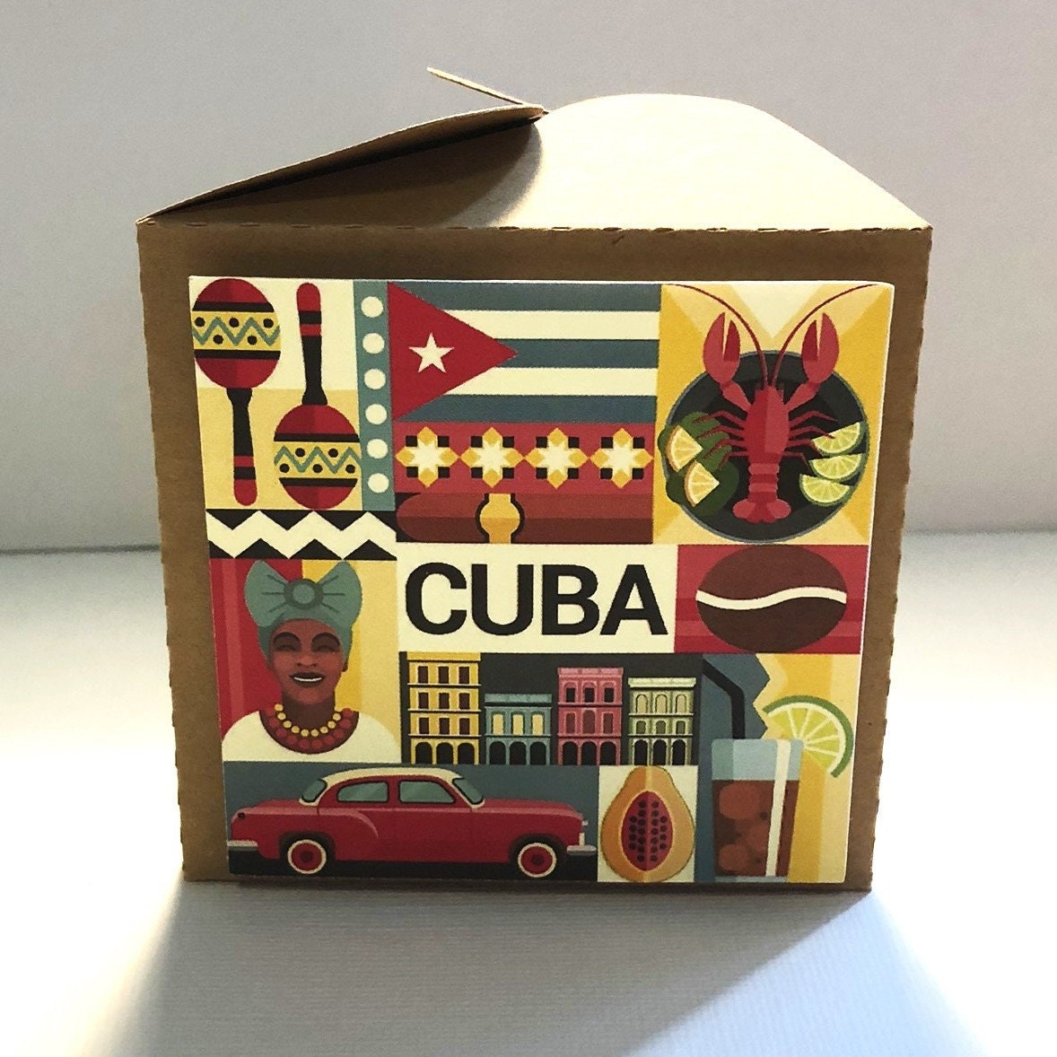 Cuba Theme Party Favor Boxes, Cuban Birthday, Treat Gift Box - Etsy
