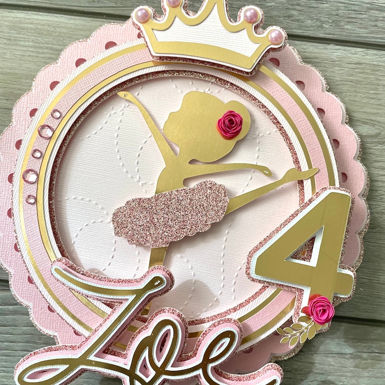 Ballerina Cake Topper Ballerina Party Ballet Birthday - Etsy
