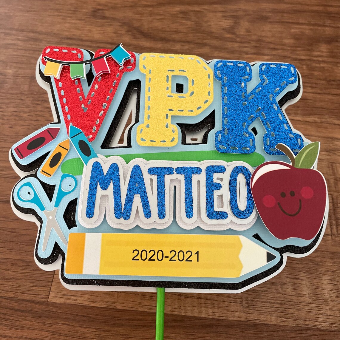 Handmade VPK Cake Topper, Graduation Party Decoration - Etsy