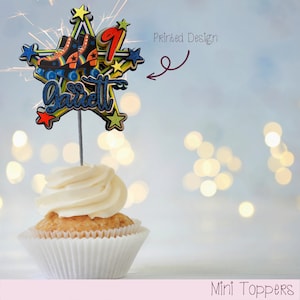Roller Skates Cake Topper, Rolling Skate Party, Skating Birthday Topper ...