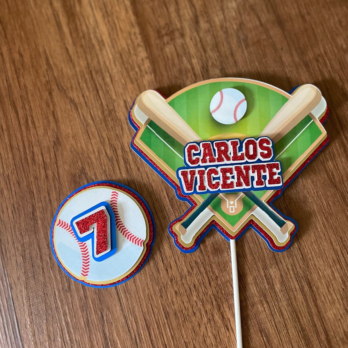Baseball Cake Topper Baseball Birthday Baseball Theme Party - Etsy