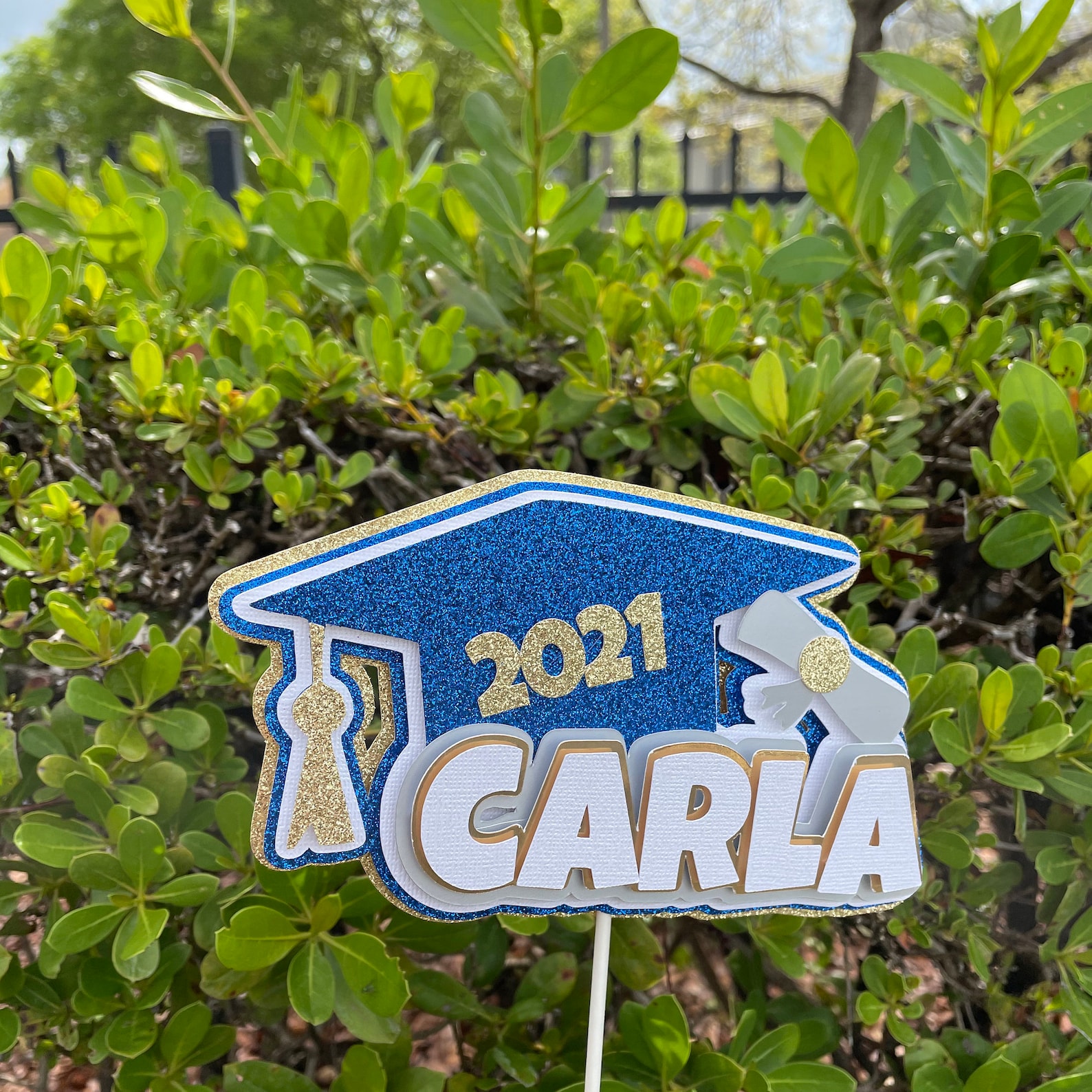 Graduation Cake Topper Personalized Graduation Topper Grad | Etsy