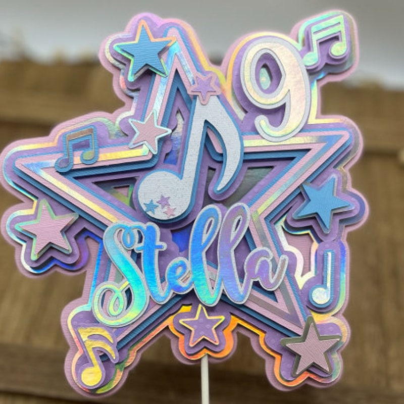 Popstar Birthday Banner - Etsy
