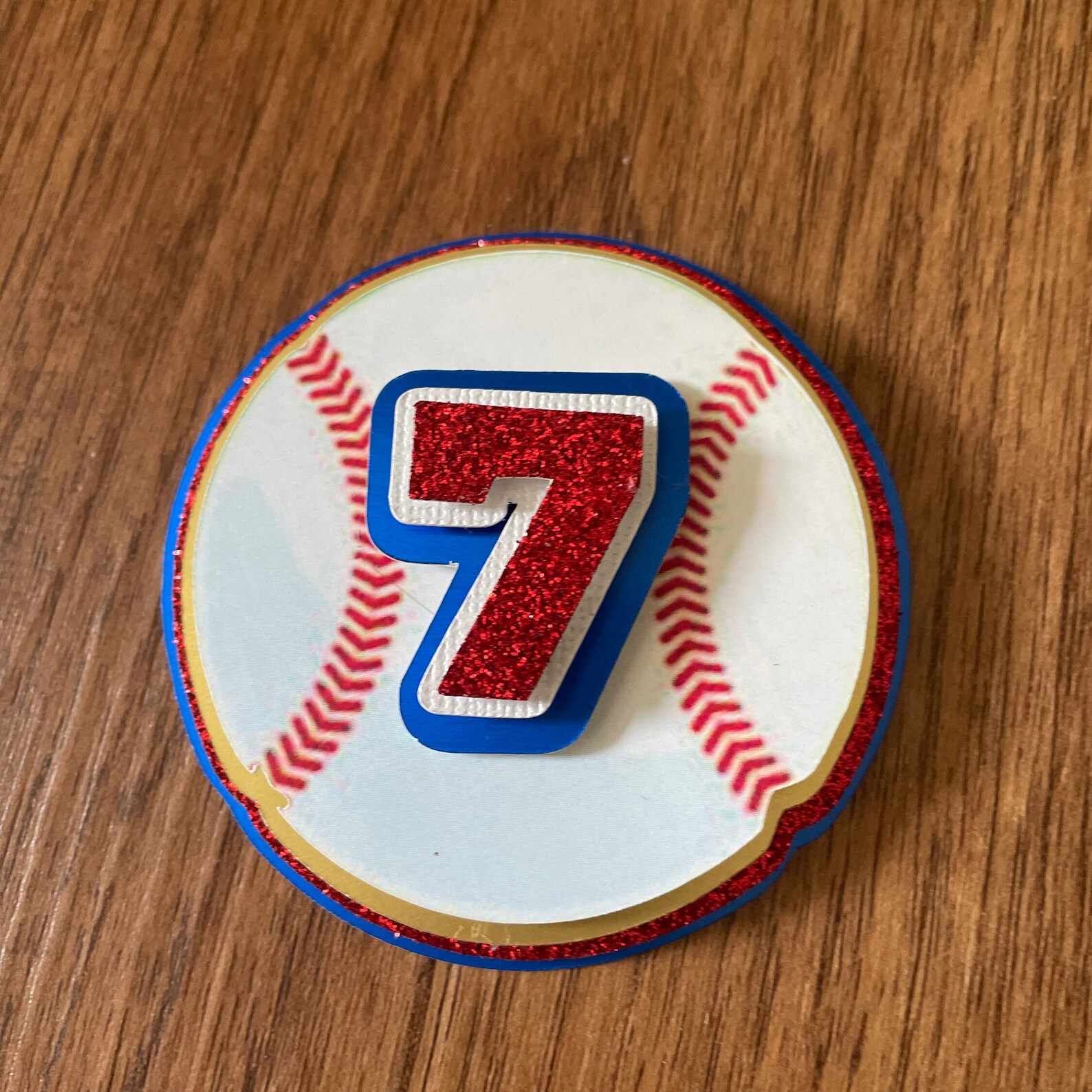 Baseball Cake Topper Baseball Birthday Baseball Theme Party - Etsy