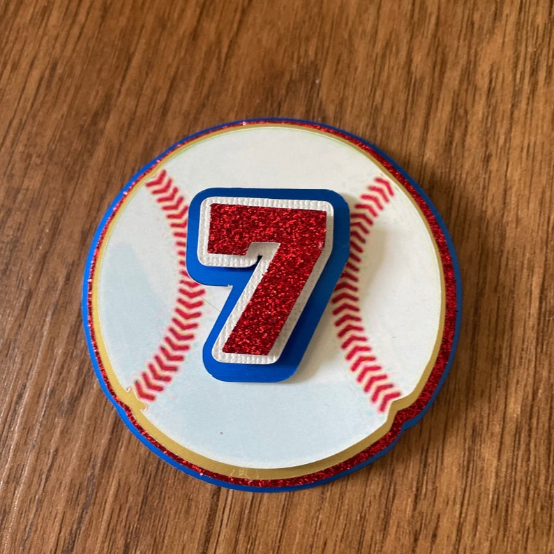 Baseball Cake Topper Baseball Birthday Baseball Theme Party - Etsy