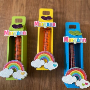 Rainbow Favor Box, Rainbow Theme Birthday, Rainbow Party Favors ...