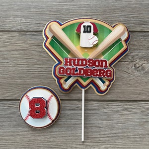 Baseball Cake Topper, Baseball Birthday, Baseball Theme Party, Sport ...