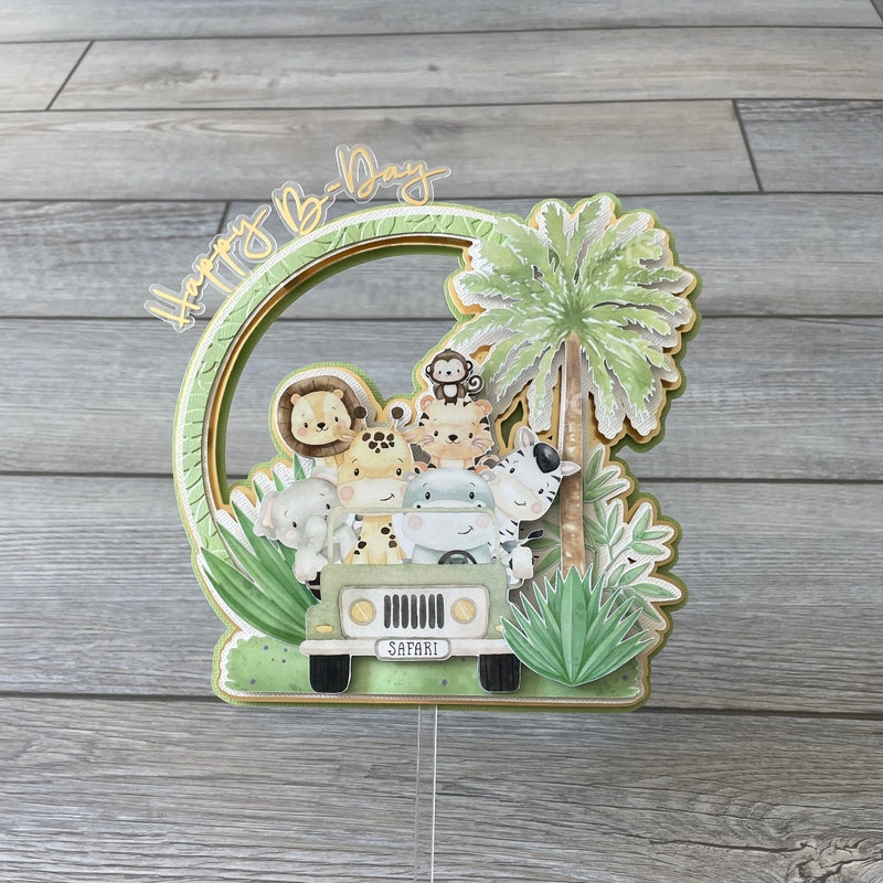 Safari Cake Topper - Etsy