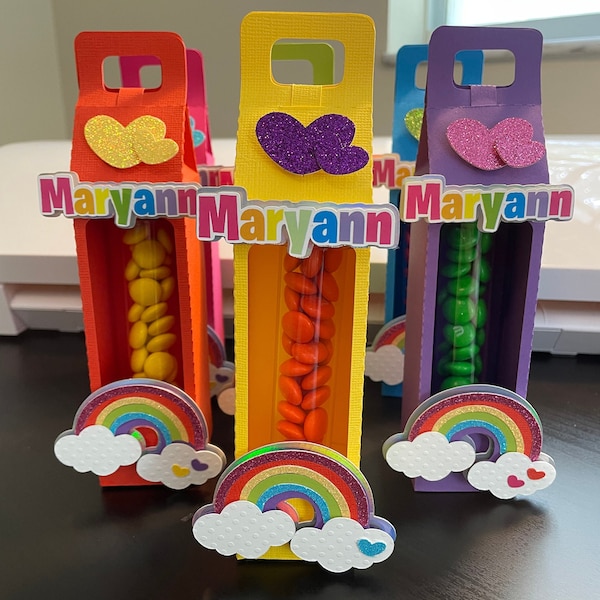 Rainbow Theme Party Box - Etsy