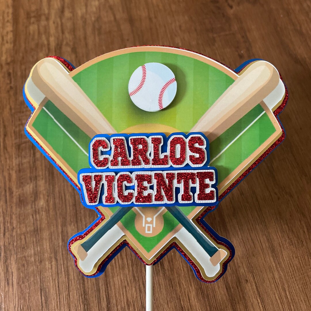 Baseball Cake Topper, Baseball Birthday, Baseball Theme Party, Sport ...