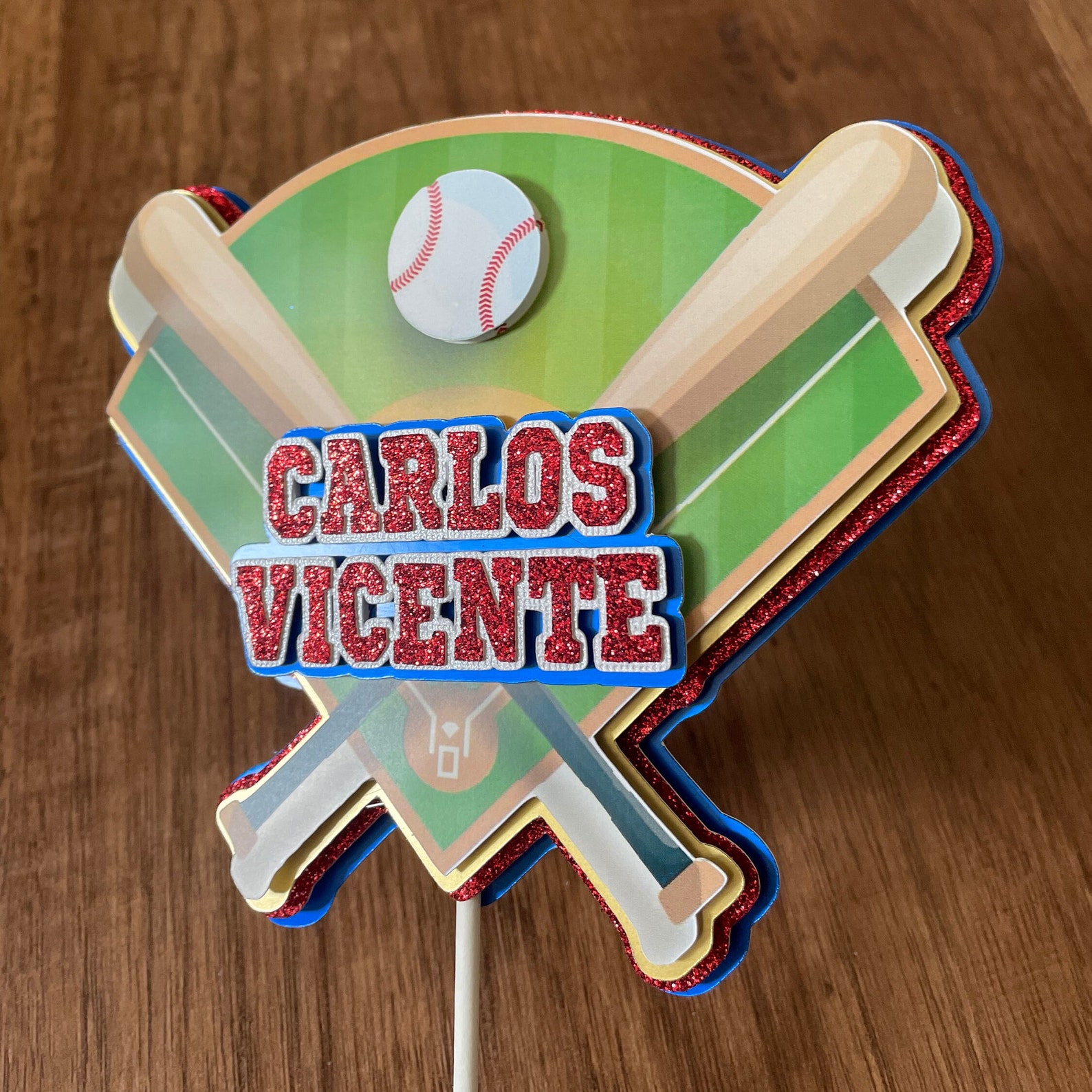 Baseball Cake Topper Baseball Birthday Baseball Theme Party - Etsy