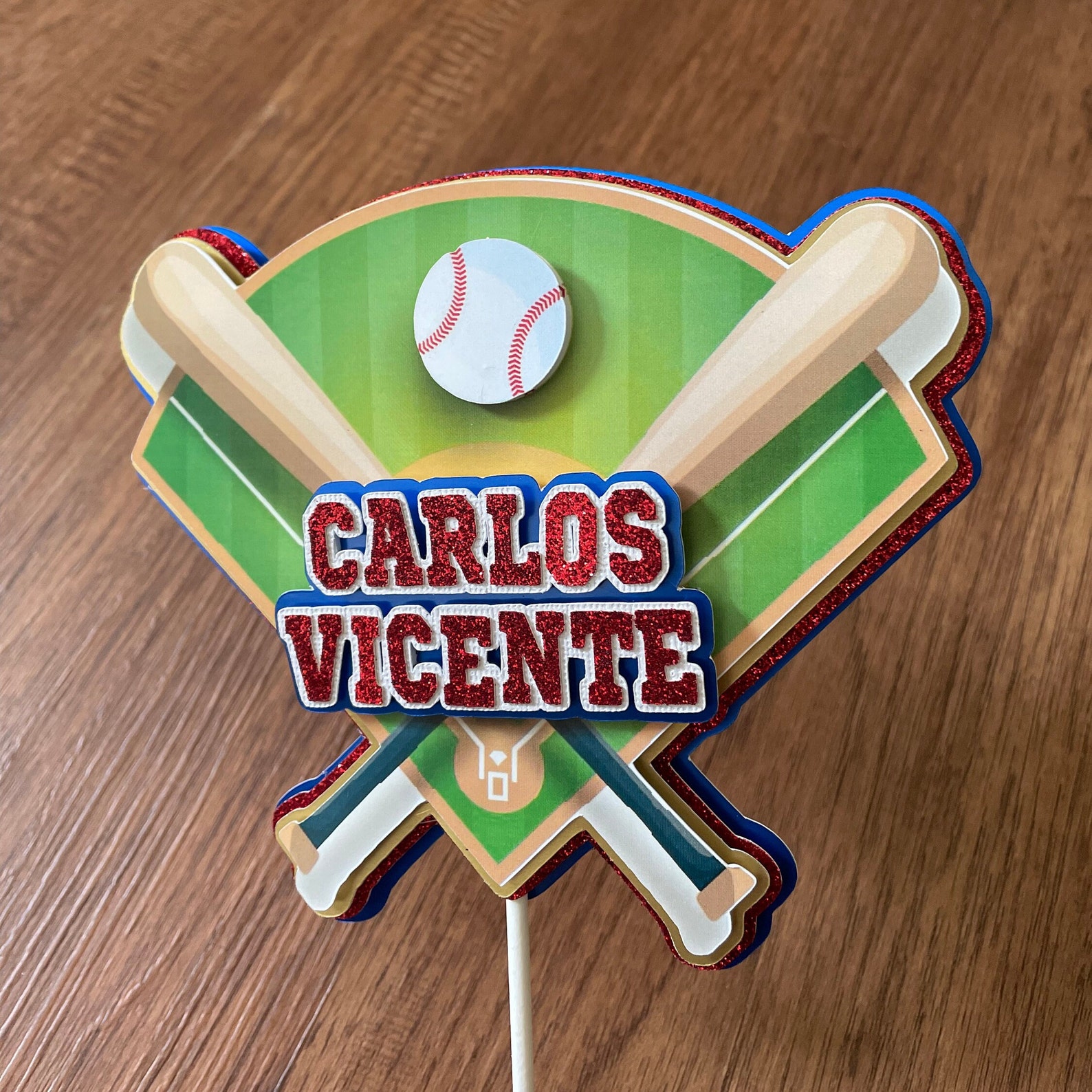 Baseball Cake Topper Baseball Birthday Baseball Theme Party - Etsy