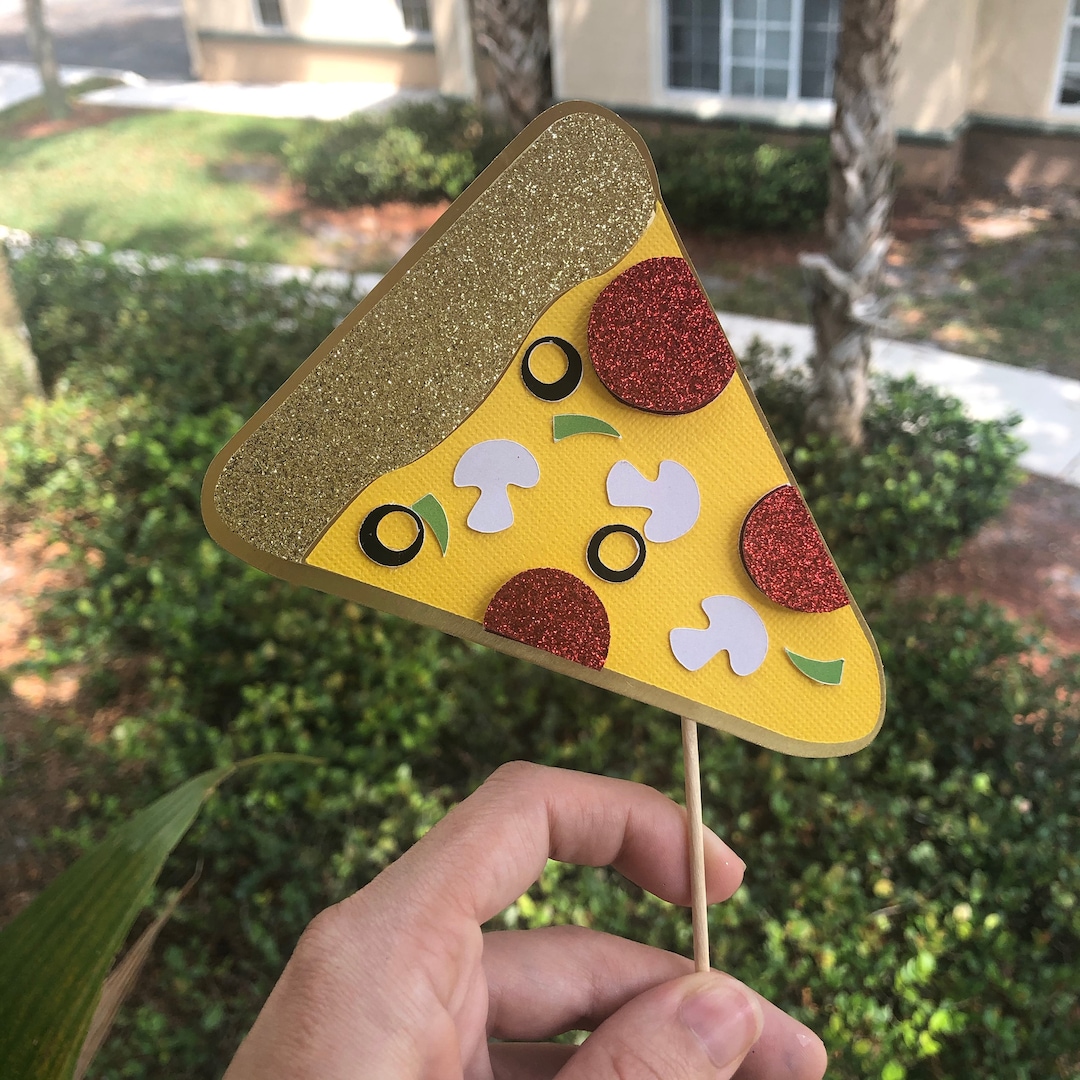 Pizza Cake Topper, Custom Cake Topper, Italian Party, Personalized Cake ...