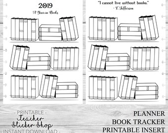 Book tracker | Etsy