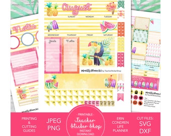 Printable Planner Stickers for Teacher by TeacherStickerShop