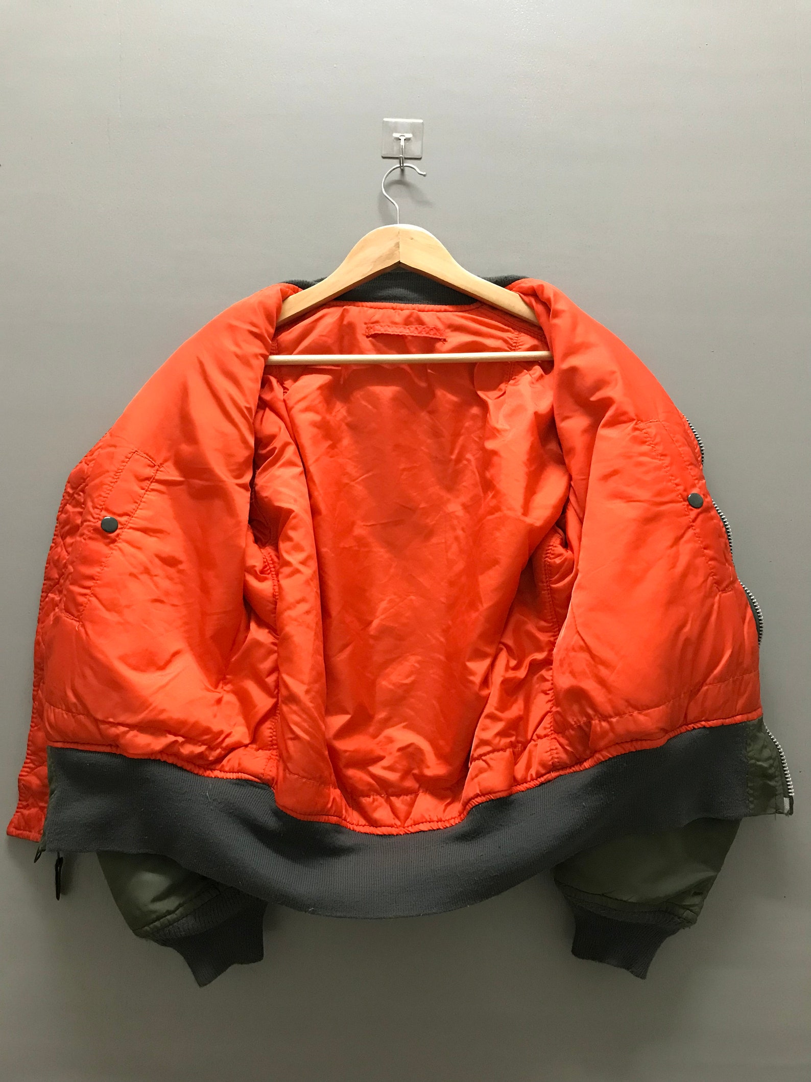 Vintage Alpha Industries Plain Bomber Jacket Alpha Industries Jacket - Etsy