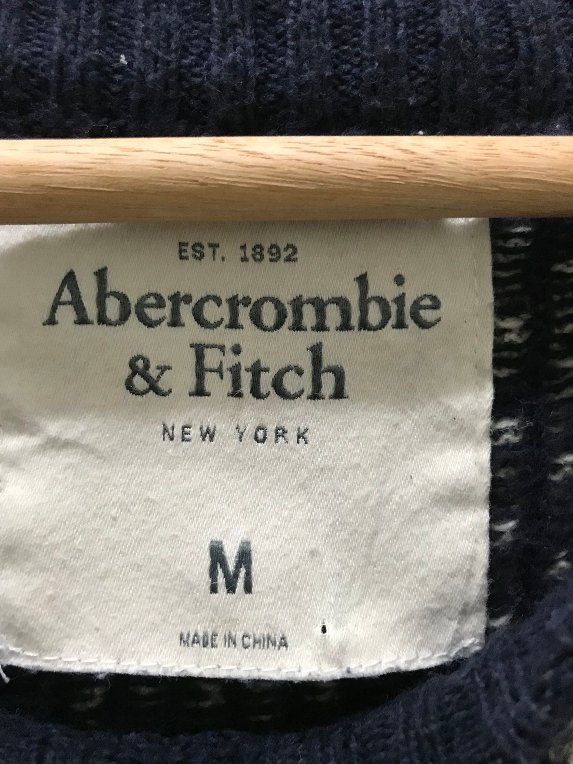 Vintage Abercrombie & Fitch Winter Art Pullover Sweater - Etsy