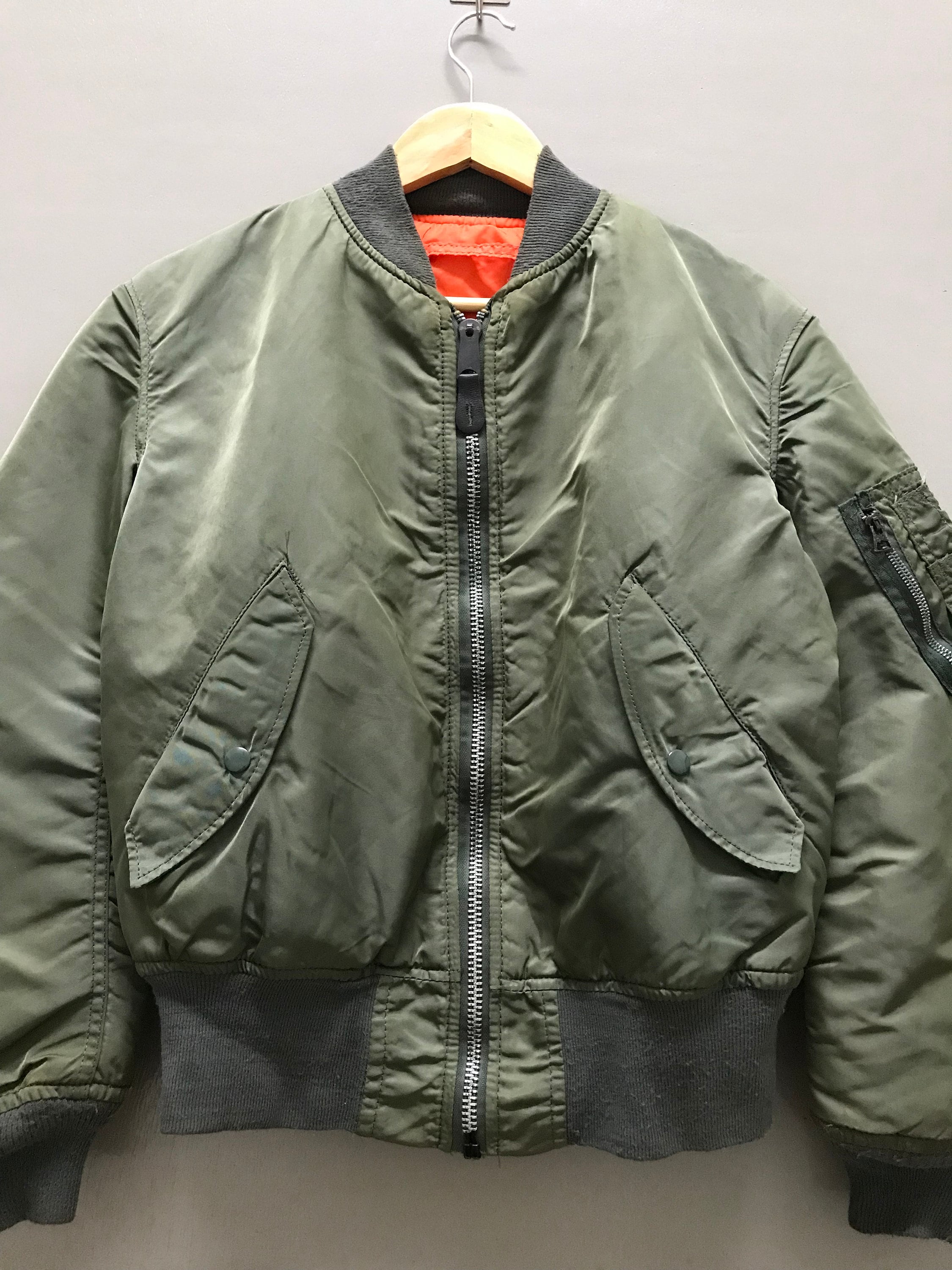 Vintage Alpha Industries Plain Bomber Jacket Alpha Industries Jacket - Etsy