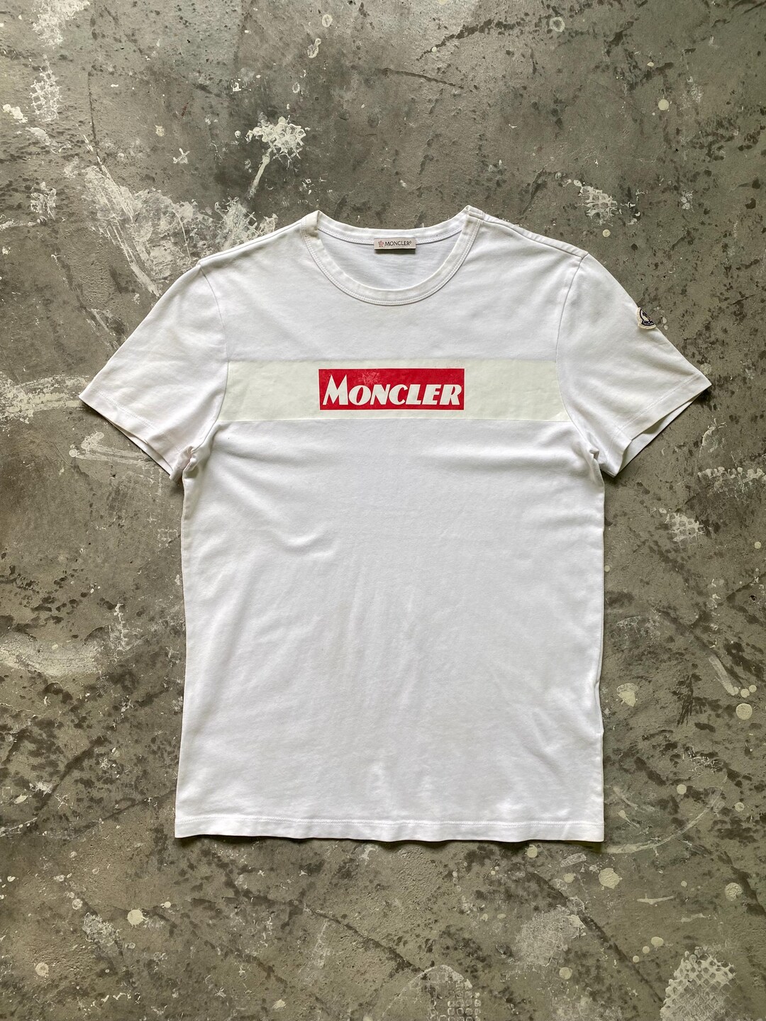 Moncler Box Logo White Shirt (fit S) - Etsy