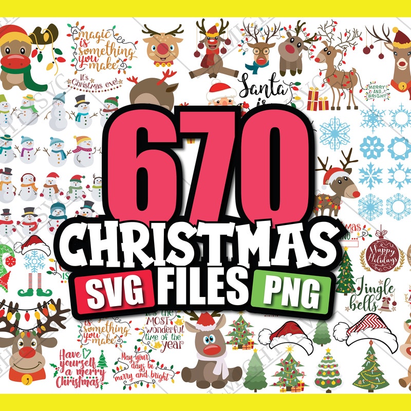 Christmas Svg Files - Etsy