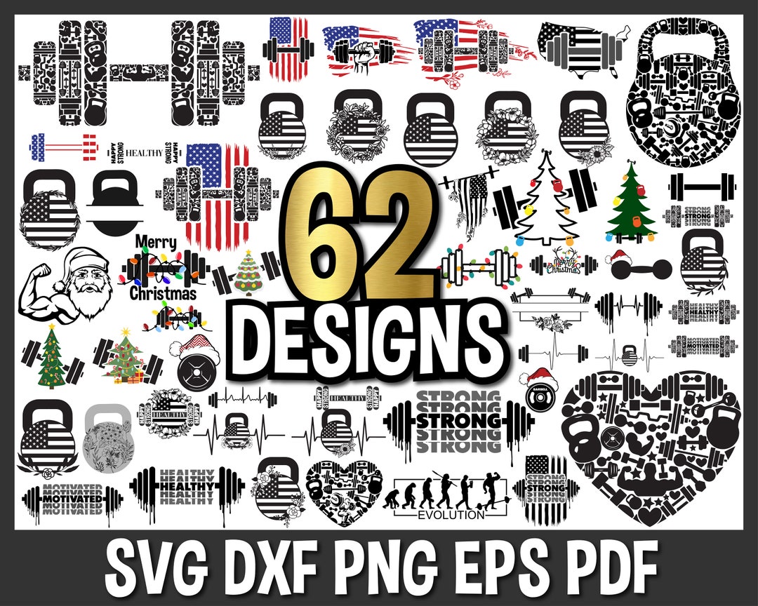 Barbell SVG, GYM SVG, Fitness Svg, Dumbbell Svg, Barbell Clipart Svg ...