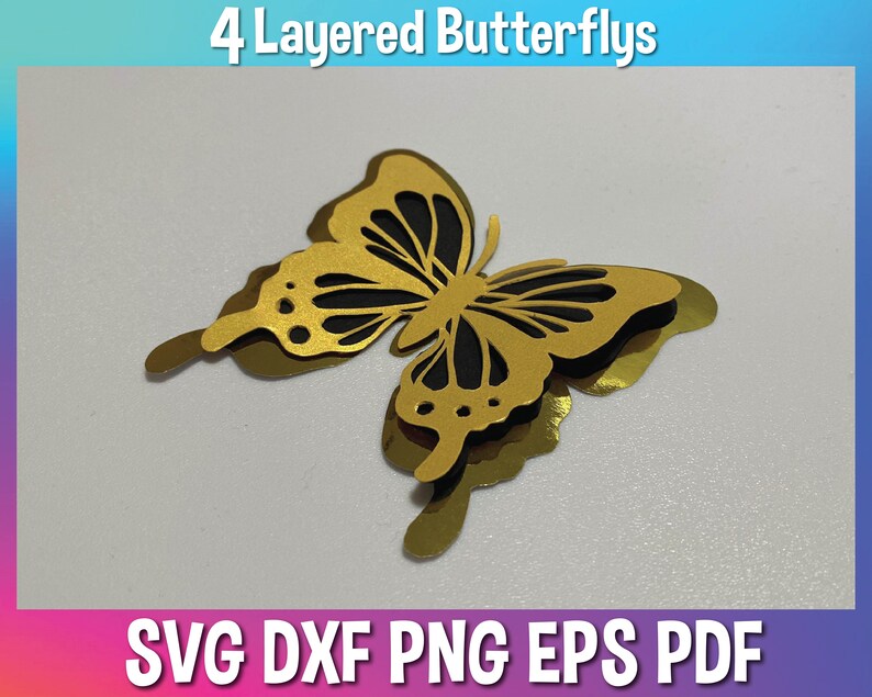 Butterfly SVG 3D Butterfly Svg Butterfly Bundle Svg - Etsy