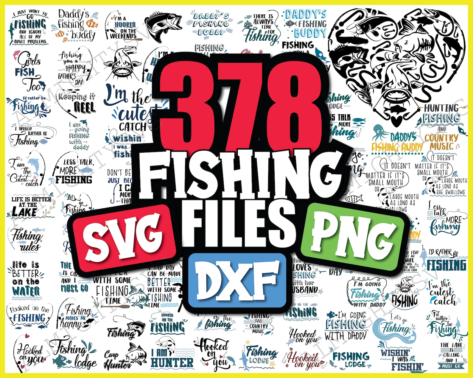 Fishing Bundle Svg, Fishing Svg, Fish Svg, Fisherman Svg, Fishing Pole ...