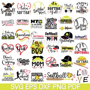 Softball Svg, Softball Bundle Svg, Softball Ball Svg, Sports Svg ...