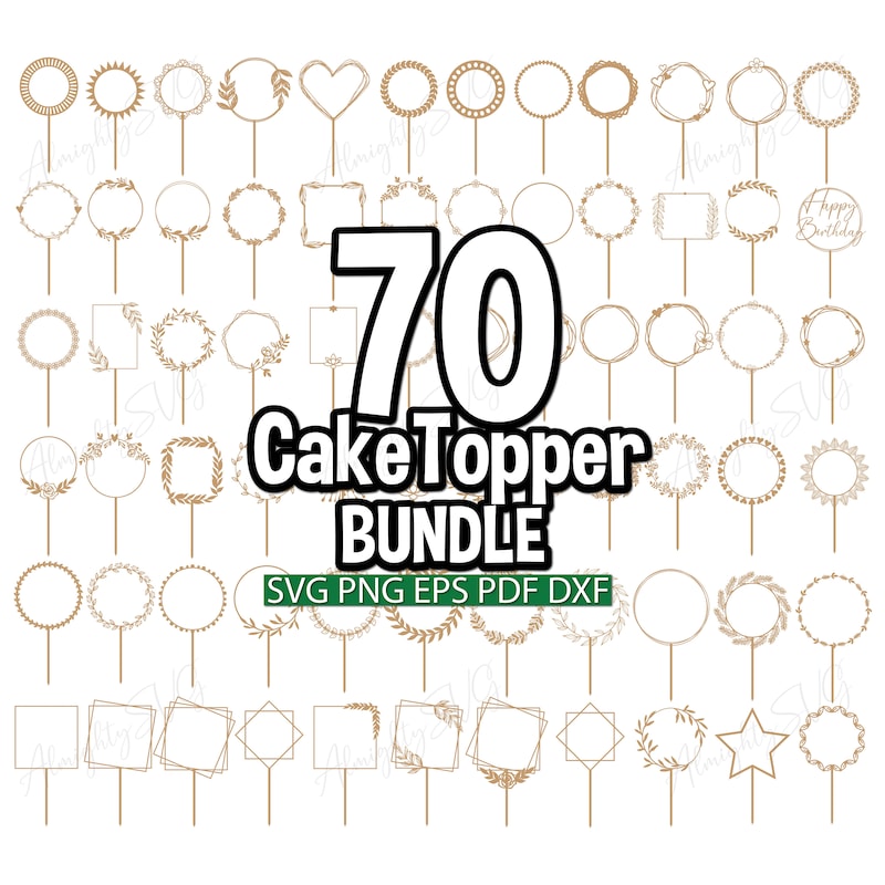 One Laser Cut Cake Topper - Etsy