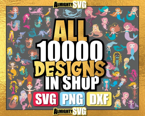 Mermaid SVG Mermaid Bundle Svg Mermaid Svg Svg for Cricut | Etsy