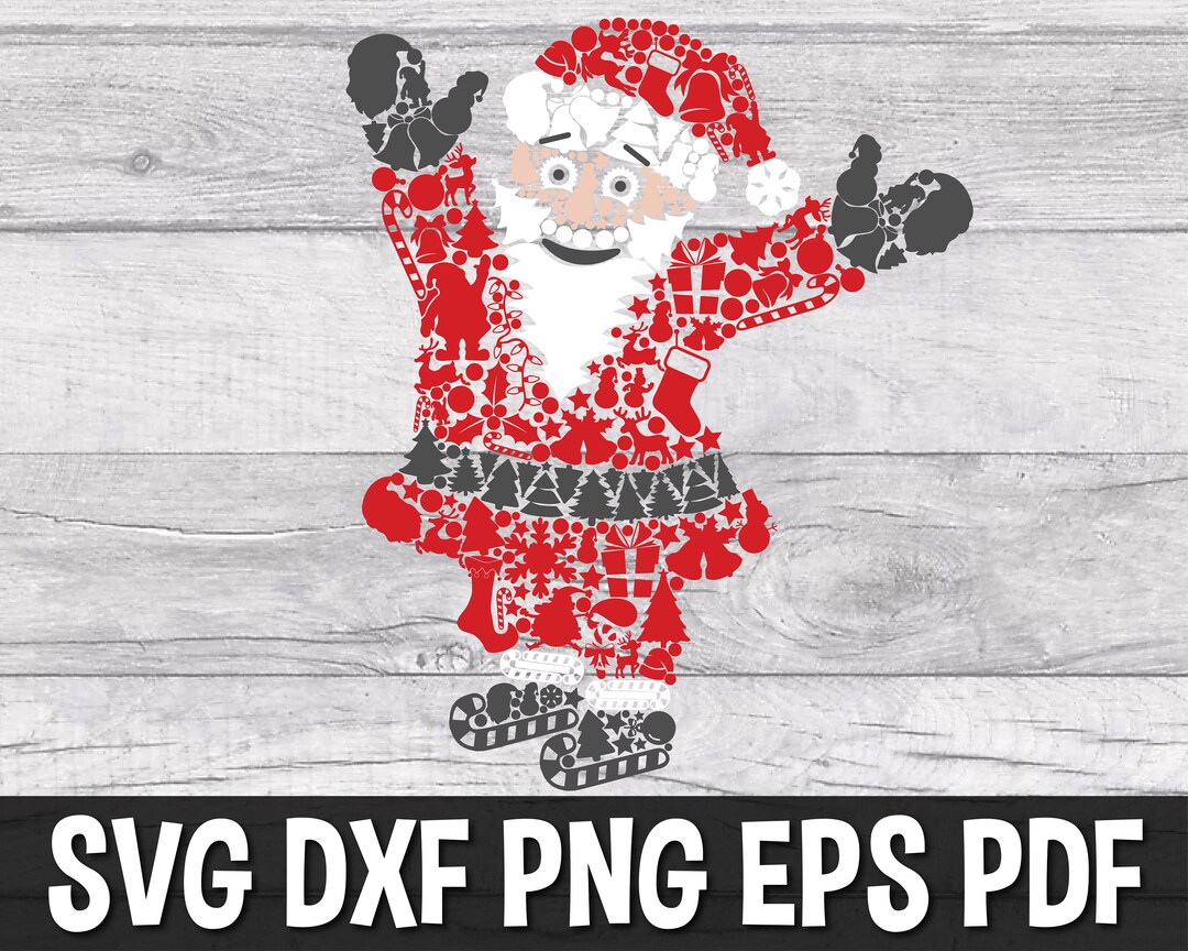 Santa SVG, Christmas Svg, Santa Claus Svg, Santa Hat SVG, Santa Clipart ...