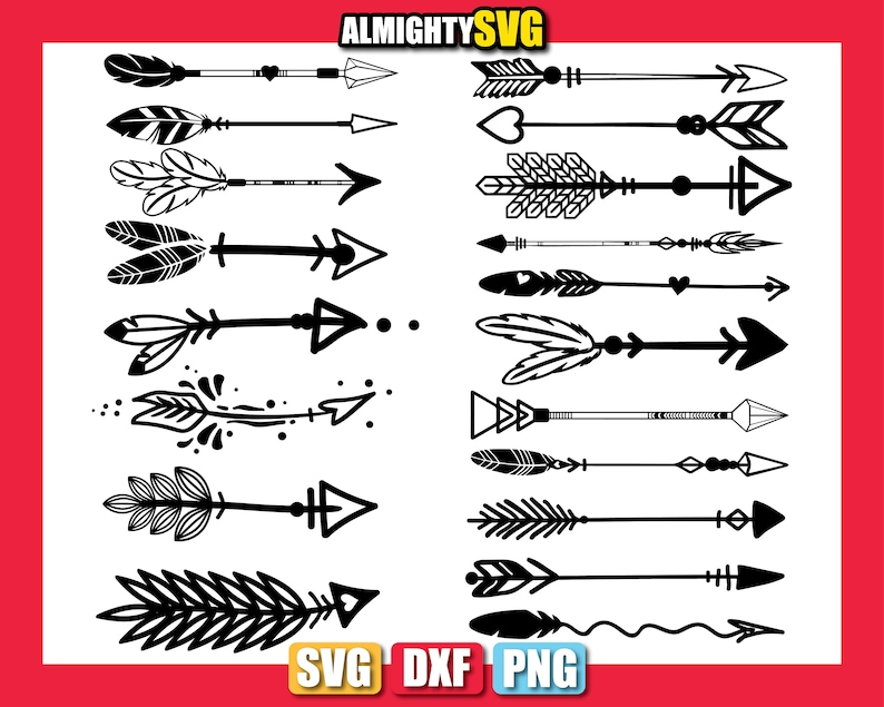 Arrow Svg Arrow Bundle Svg Arrow Vector Arrow Clipart SVG | Etsy