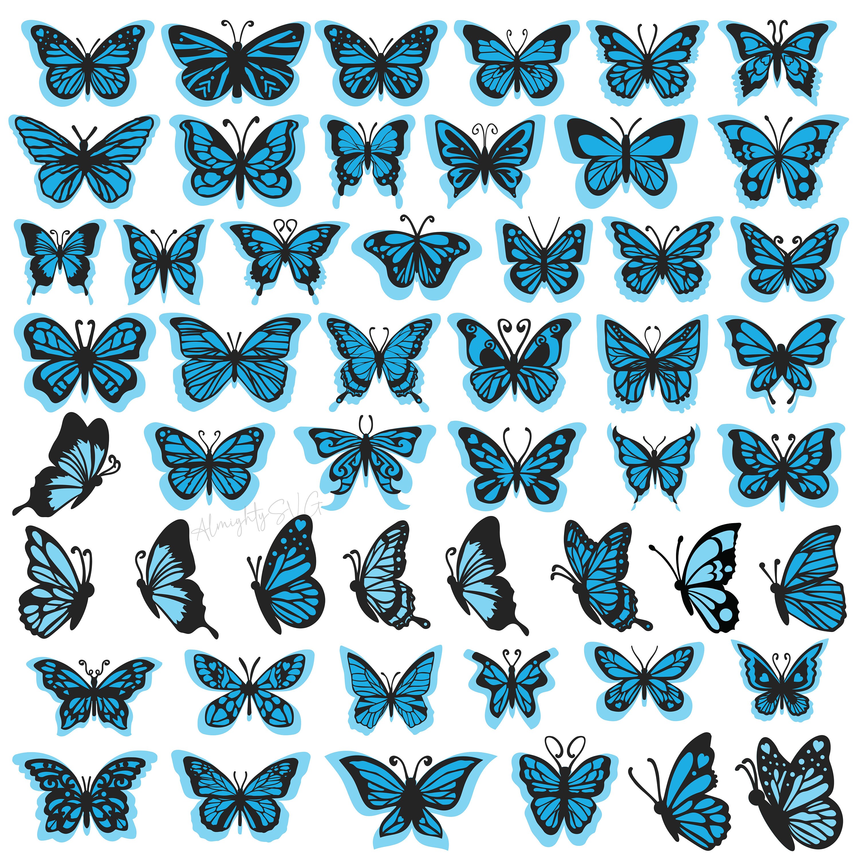 Butterfly SVG, 3D Butterfly Svg Files, Butterfly Bundle Svg, Butterfly ...