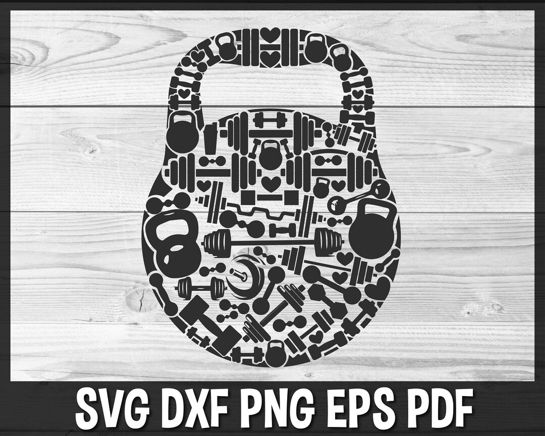 Barbell SVG, GYM SVG, Fitness Svg, Dumbbell Svg, Barbell Clipart Svg ...